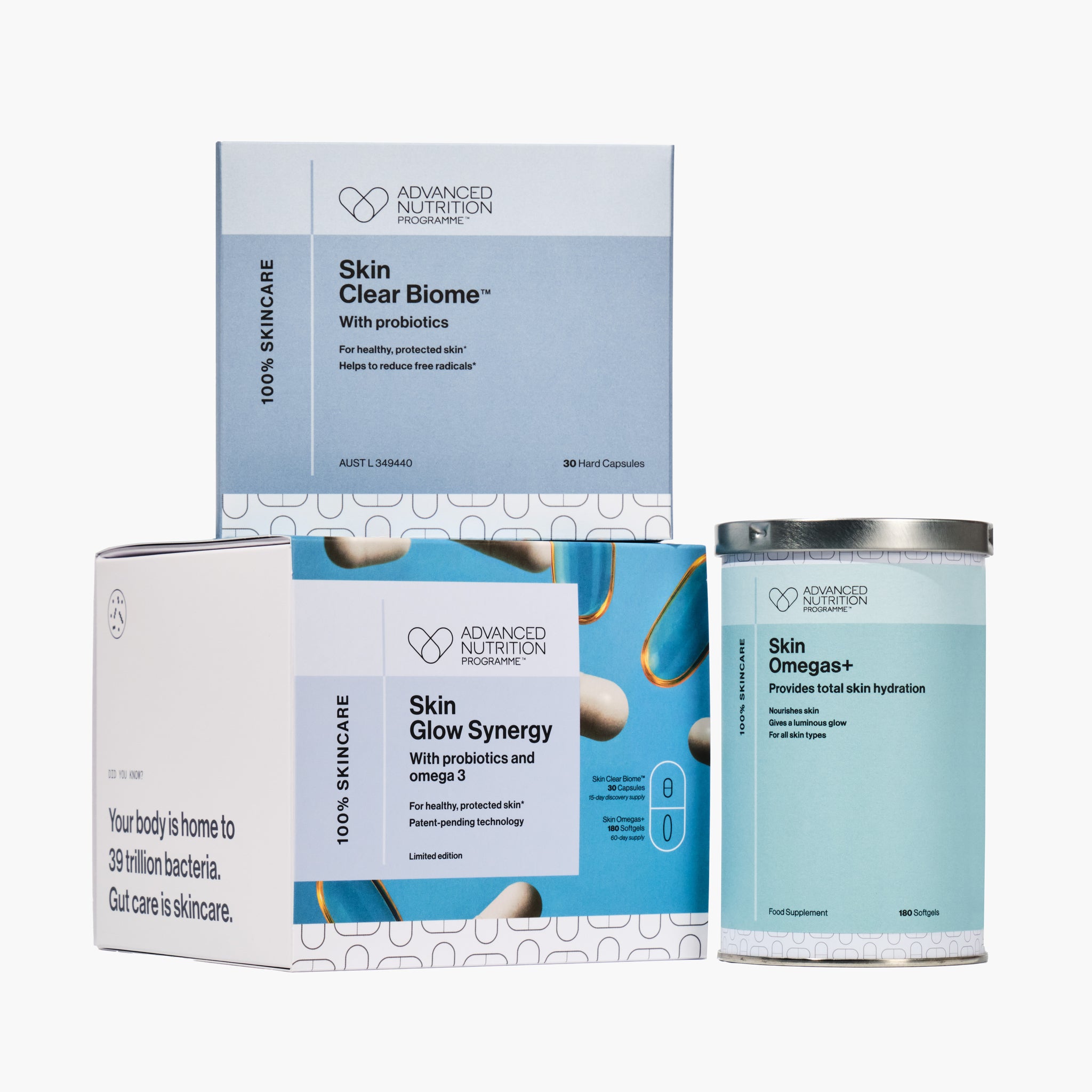 Skin Glow Synergy with Probiotics and Omega 3 - Festive 2025 - Crystal ...